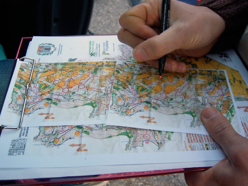 La mappa · Orienteering Tarzo